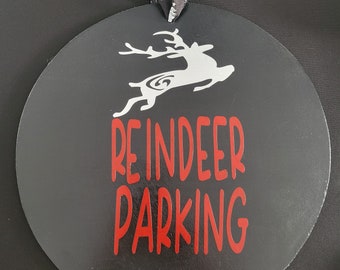 Santa Parking Sign - Etsy