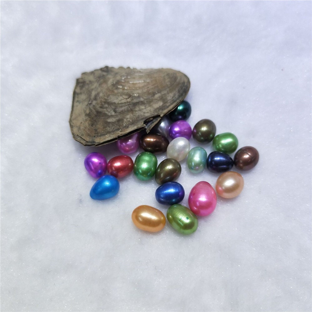 100pcs Good Quality 7-8mm Rice Freshwater Loose Pearls | Etsy