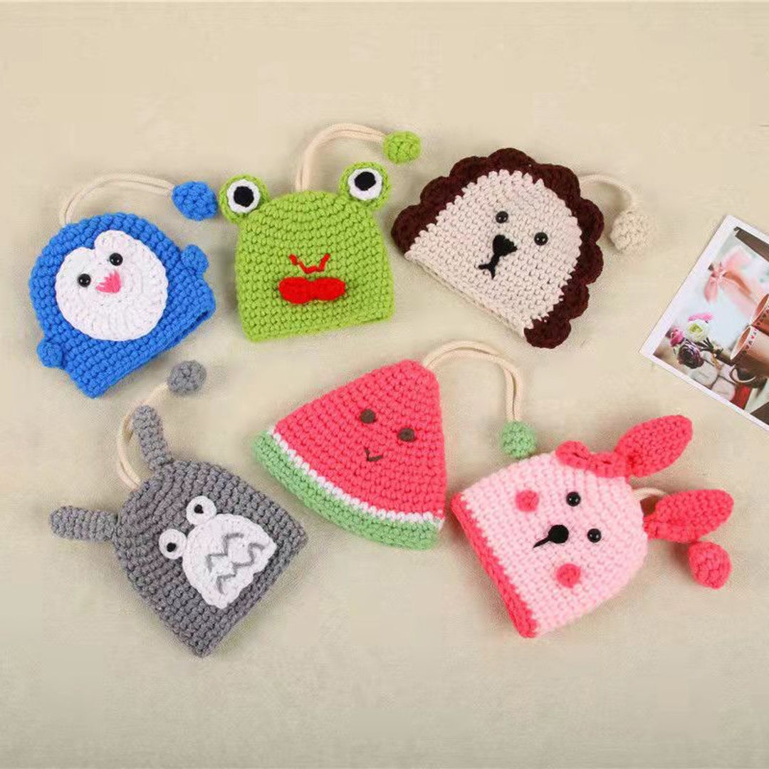 Key Cover for House Keys, Cute Animal Handmade Crochet Key Toppers ...