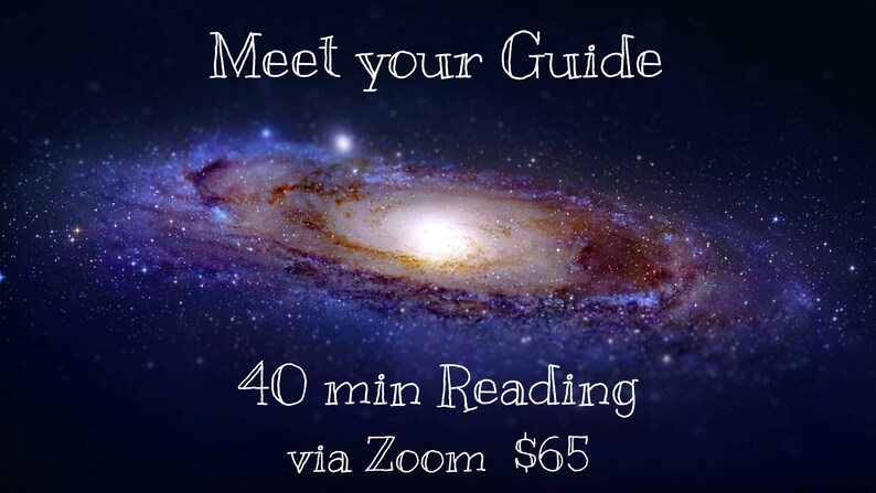 Psychic Medium Reading Meet Your Guide 40 Minute Live Zoom Session - Etsy