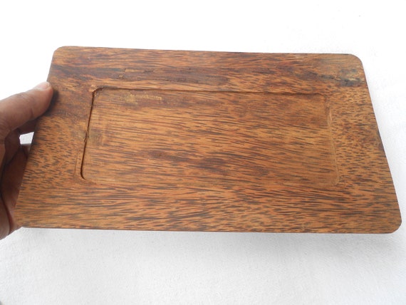 25 Cm Coconut Plate rectangle Shape Serving Plate Table - Etsy