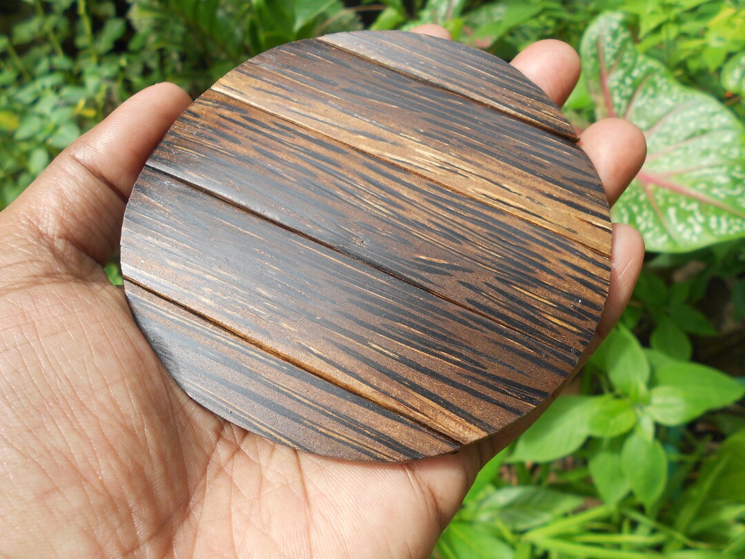 10 Cm Coconut Coaster, Flexible, Natural - Etsy