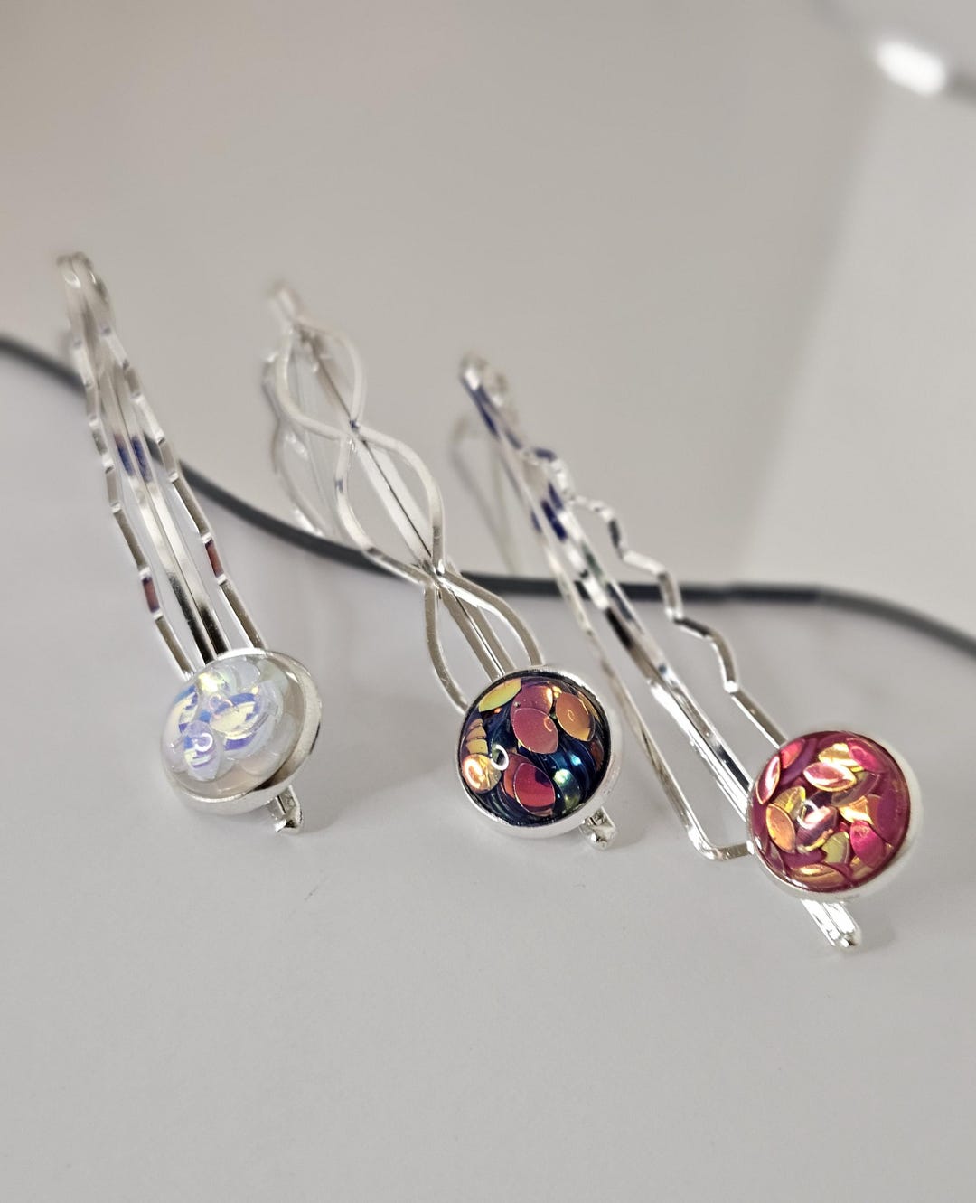 Bobby Pins Hair Slides for Women, X3 Hair Slides for Thick Hair ...