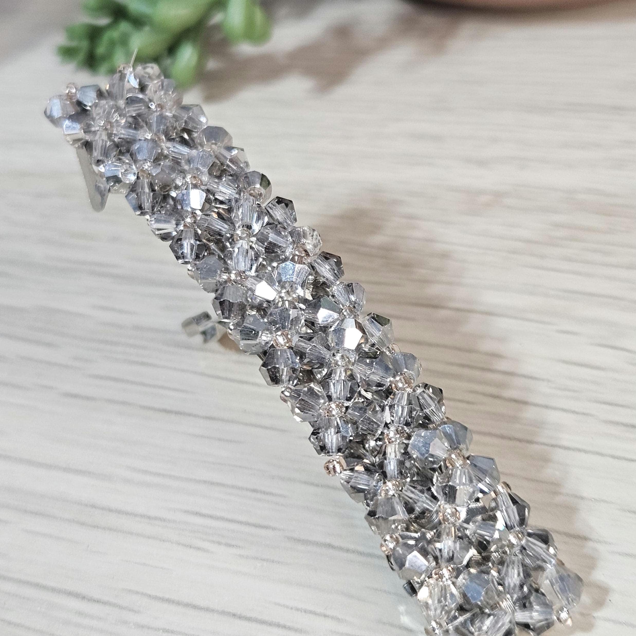 Crystal French Barrette: Lightweight Snap Hair Clip, Special Touch - Etsy