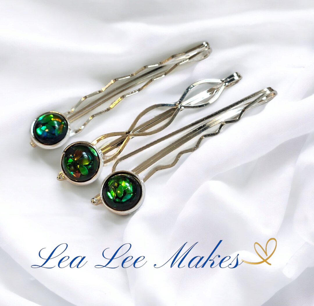 Bobby Pins Charms for Women X3, Hair Slides for Thick Hair, Decorative ...