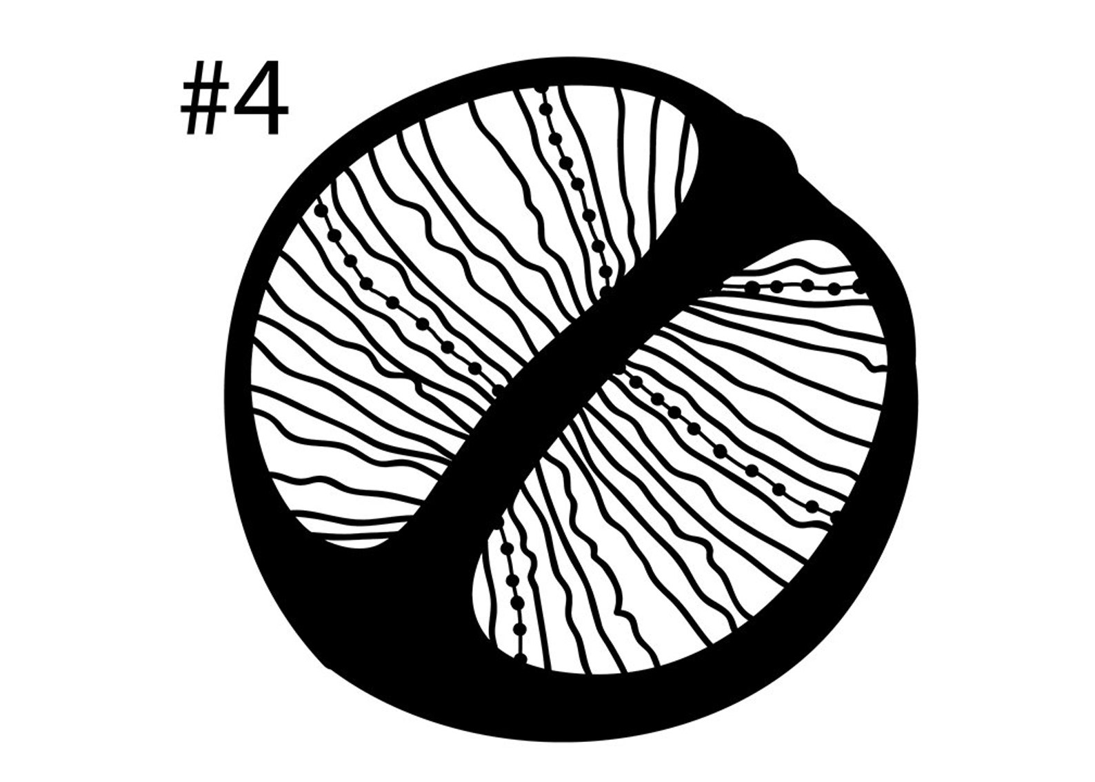 Fruit Slice #4 Stencil, Stencil for Clay - Etsy