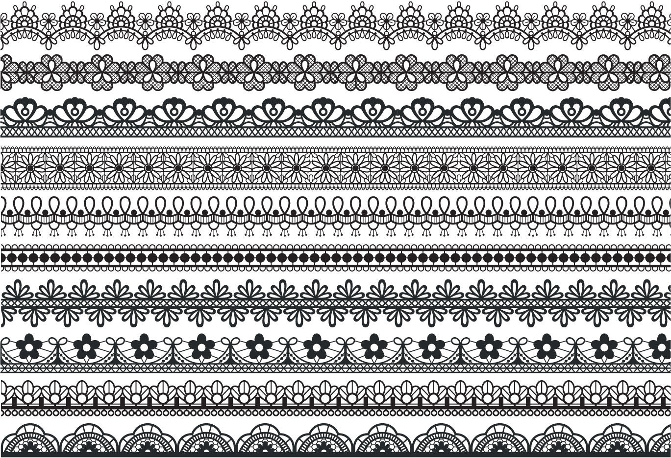 Underglaze Transfer, Ceramic Decal - Lace Trim - Etsy