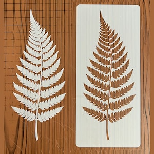 Fern #1 Stencil, Clay Stencil - Etsy