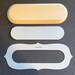 Rounded Rectangle Flourish Digital Rim Template Set for Clay, Templates ...