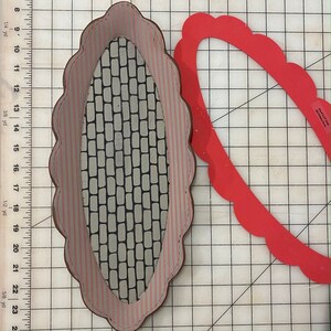 Oval Scallop Digital Rim Template Set for Clay, Templates for GR ...