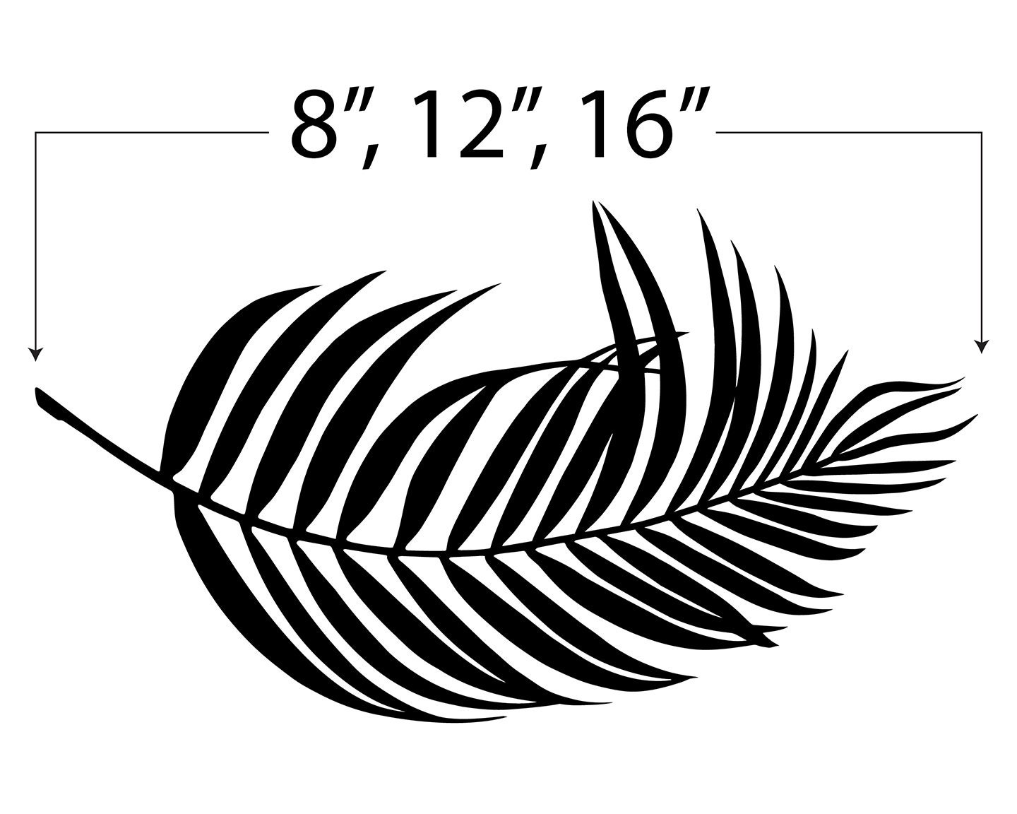 Palm Frond Stencil Clay Stencil - Etsy
