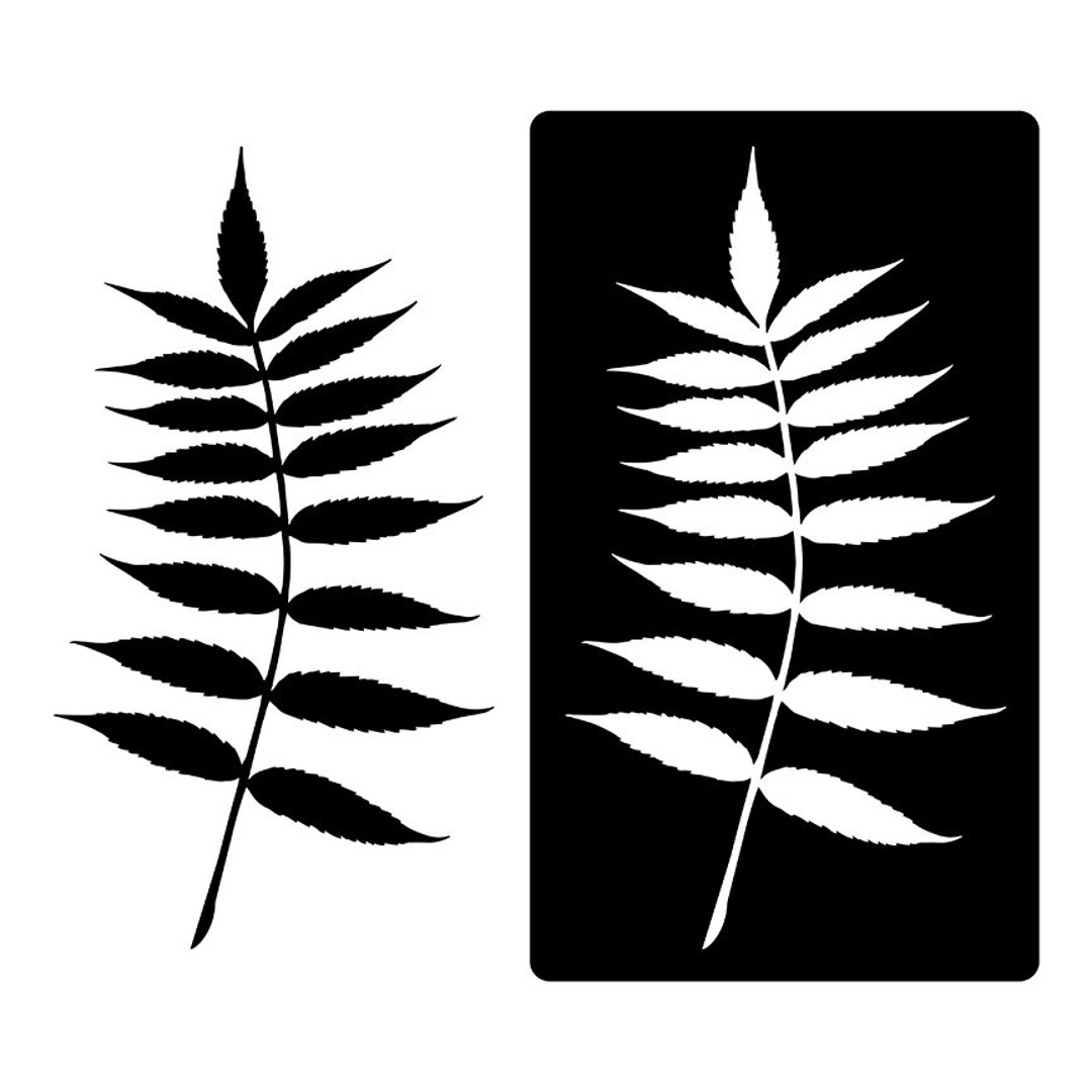 Sumac #2 Stencil, Clay Stencil - Etsy