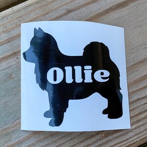 Custom Dog Decals | Laptop Decal | Car Decal | Dog Breed Decal | Dog ...