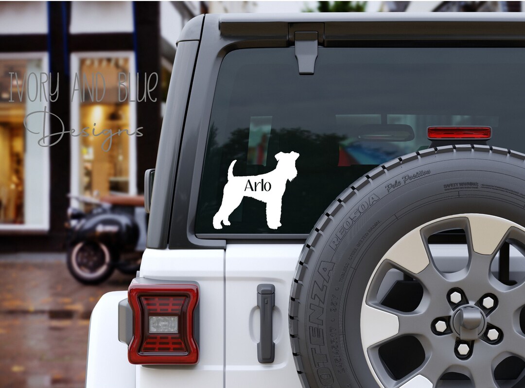 Custom Dog Decals | Laptop Decal | Car Decal | Dog Breed Decal | Dog ...