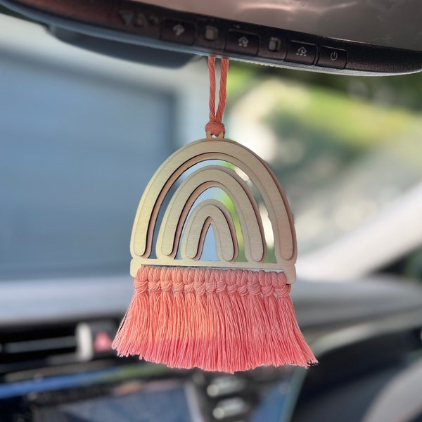 Rainbow Car Charm - Etsy