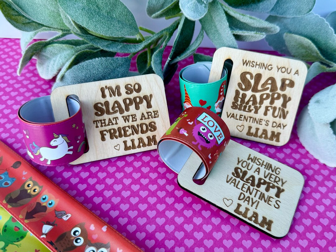 Slap Bracelet Valentines Valentines Day Slappy Classroom Teacher ...