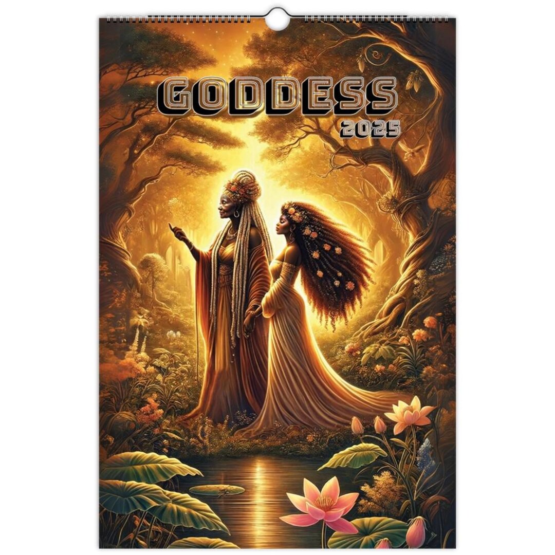 2025 goddess Wall Calendar / Embrace the Divine Femininity and Nature's ...