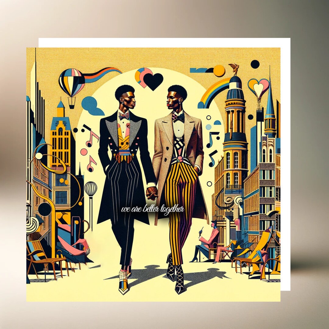 We Are Better Together Valentine's Day Flat Card - Etsy