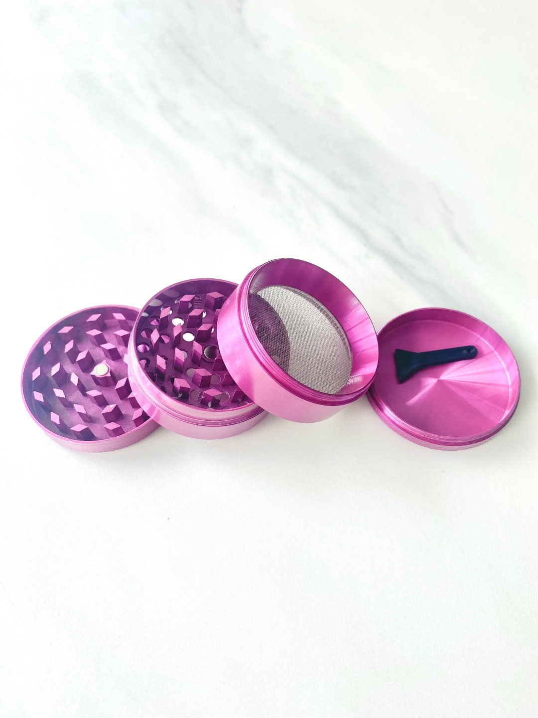 Magenta Grinder • Tobacco Grinder • Cute Grinder • 4 Part Grinder ...