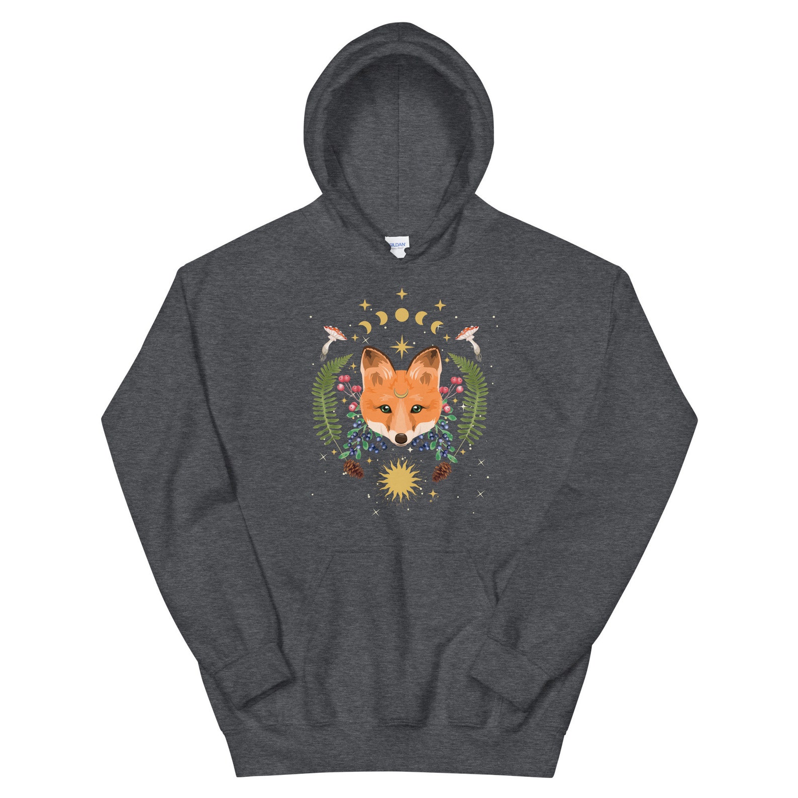 Cottagecore Fox Hoodie Cottagecore Clothes Celestial - Etsy
