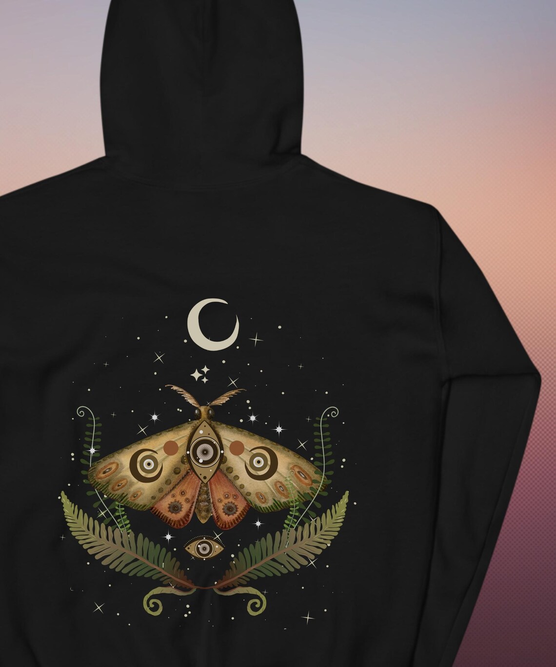 Cottagecore Moth Hoodie Magical Moth Hoodie Cottagecore - Etsy