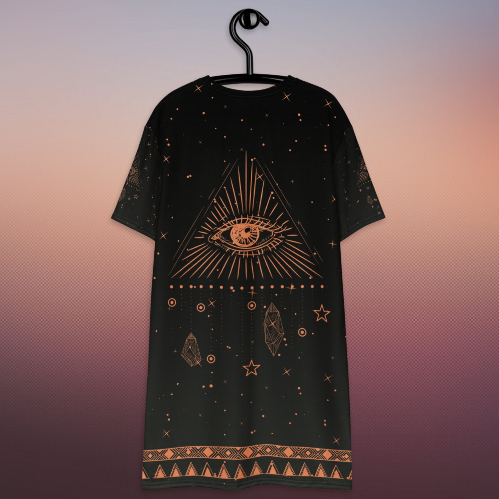 EVIL EYE DRESS Celestial Dark Academia Dress Magic Moon - Etsy