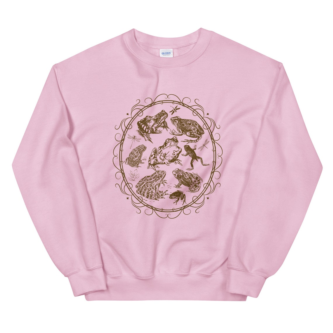 Cottagecore Frog Sweatshirt Cottagecore Clothes Toad Frog | Etsy