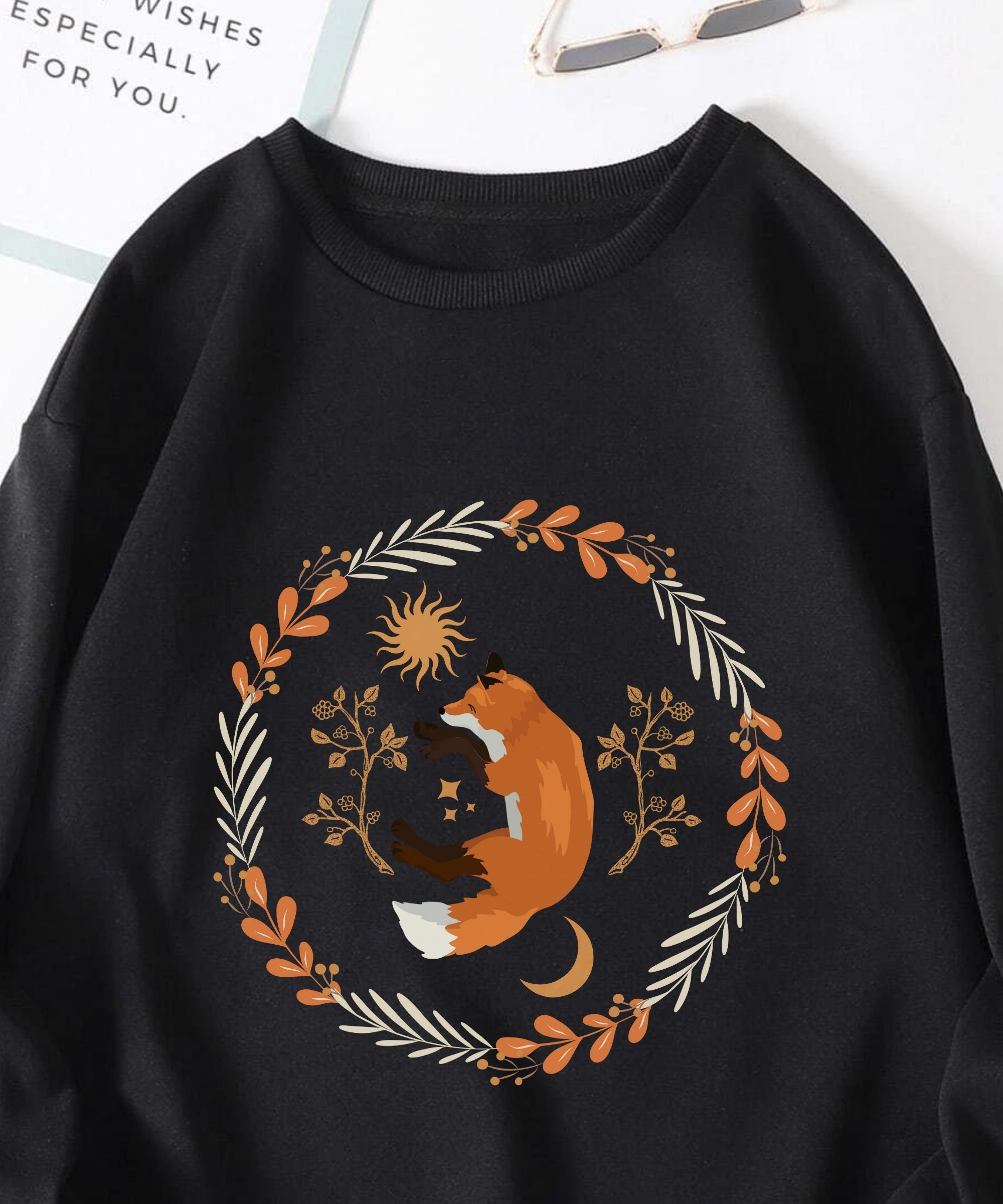 Cottagecore Fox Sweatshirt Cottagecore Clothes Botanical | Etsy