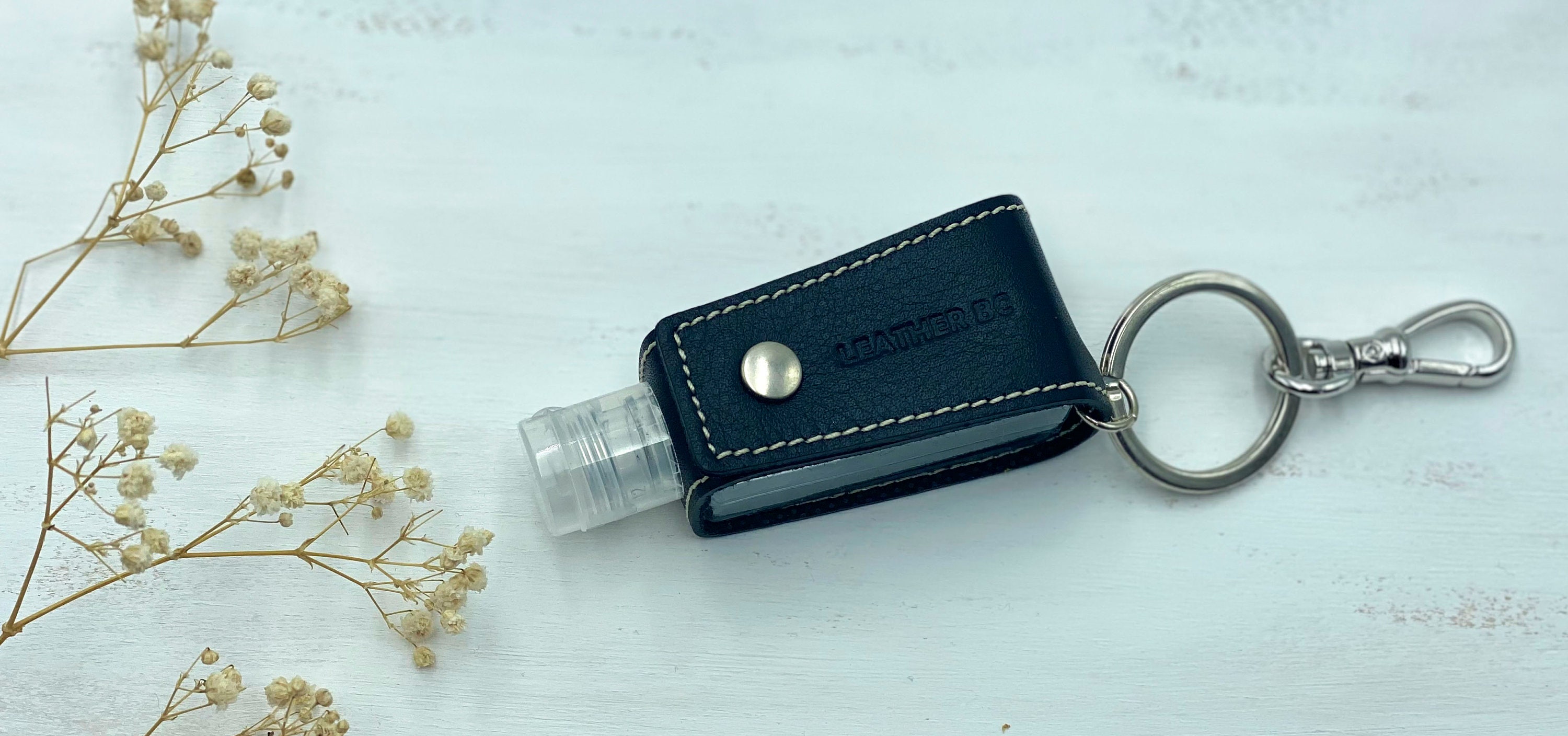Disinfectant Gel Keychain Leather Keychain Custom Keychain - Etsy UK