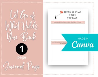 Let Go Journal Template - Etsy