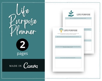 Life Purpose Planner - Etsy
