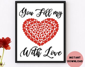 You Fill My Heart - Etsy