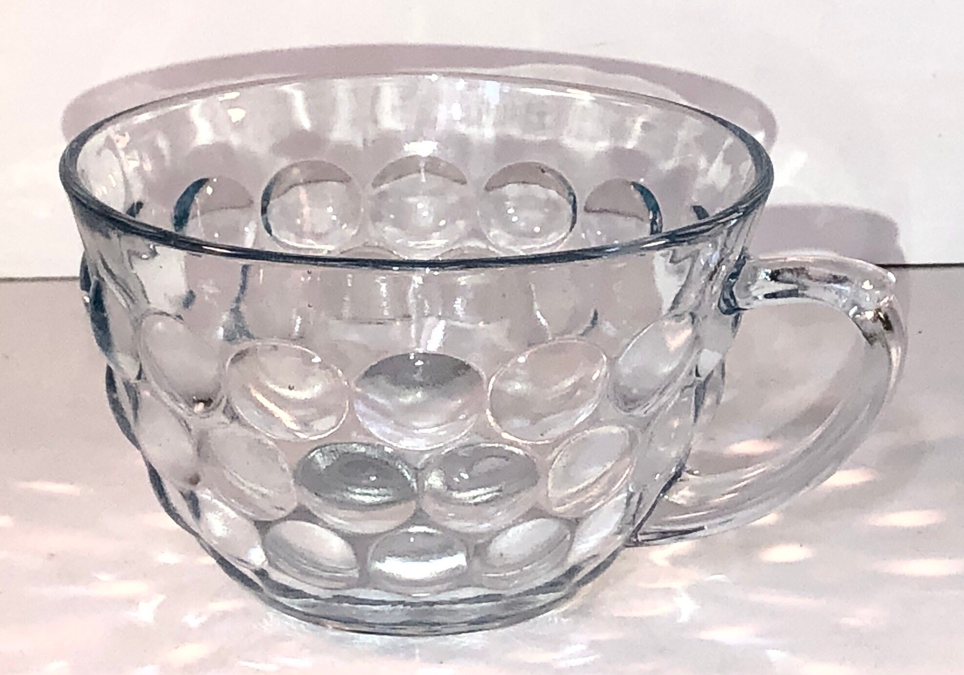 1961 Cup Vintage Anchor Hocking Bubble Sapphire Blue - Etsy