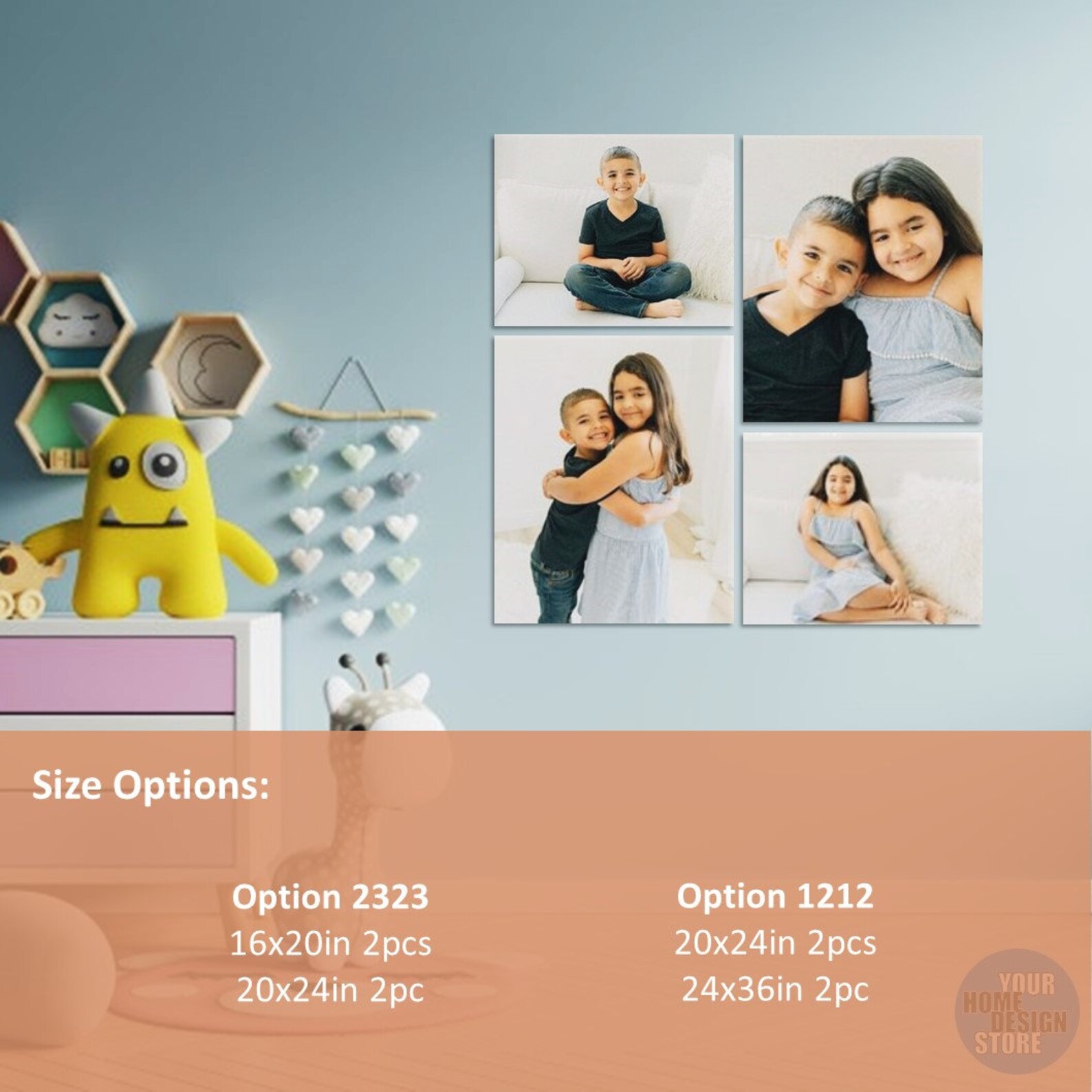 Kids Photo Collage Wall Photo Collage Wall Photo Collage - Etsy