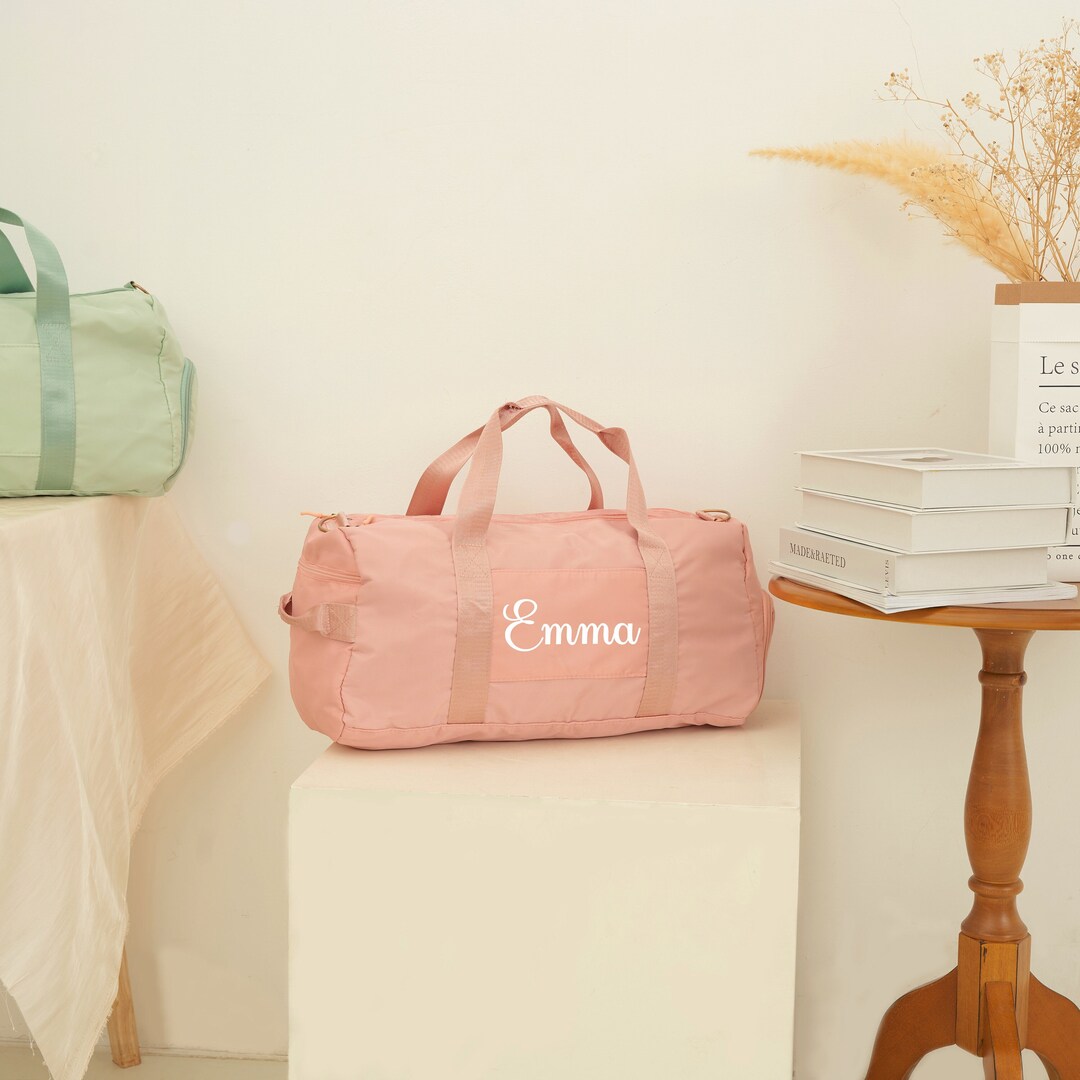 Duffle Bag Women Personalized Duffle Bag Monogrammed Weekender Bag ...