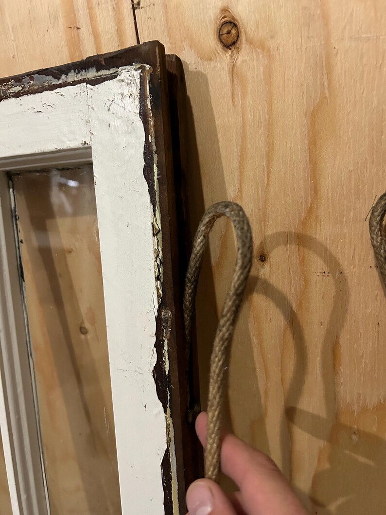 Antique 4-pane Wood Window Sash: Farmhouse Restoration Salvage - Etsy