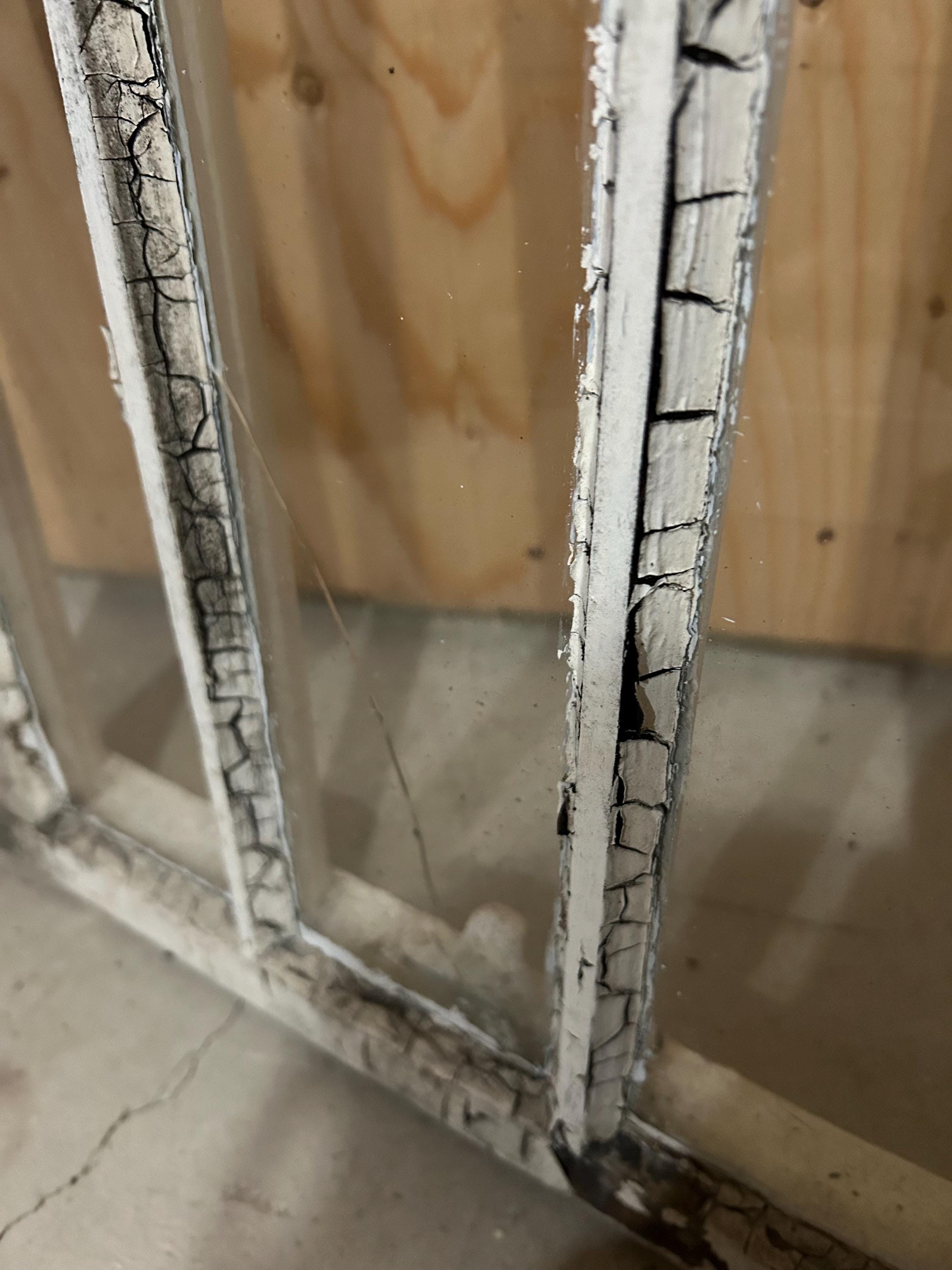 Antique 4-pane Wood Window Sash: Farmhouse Restoration Salvage - Etsy