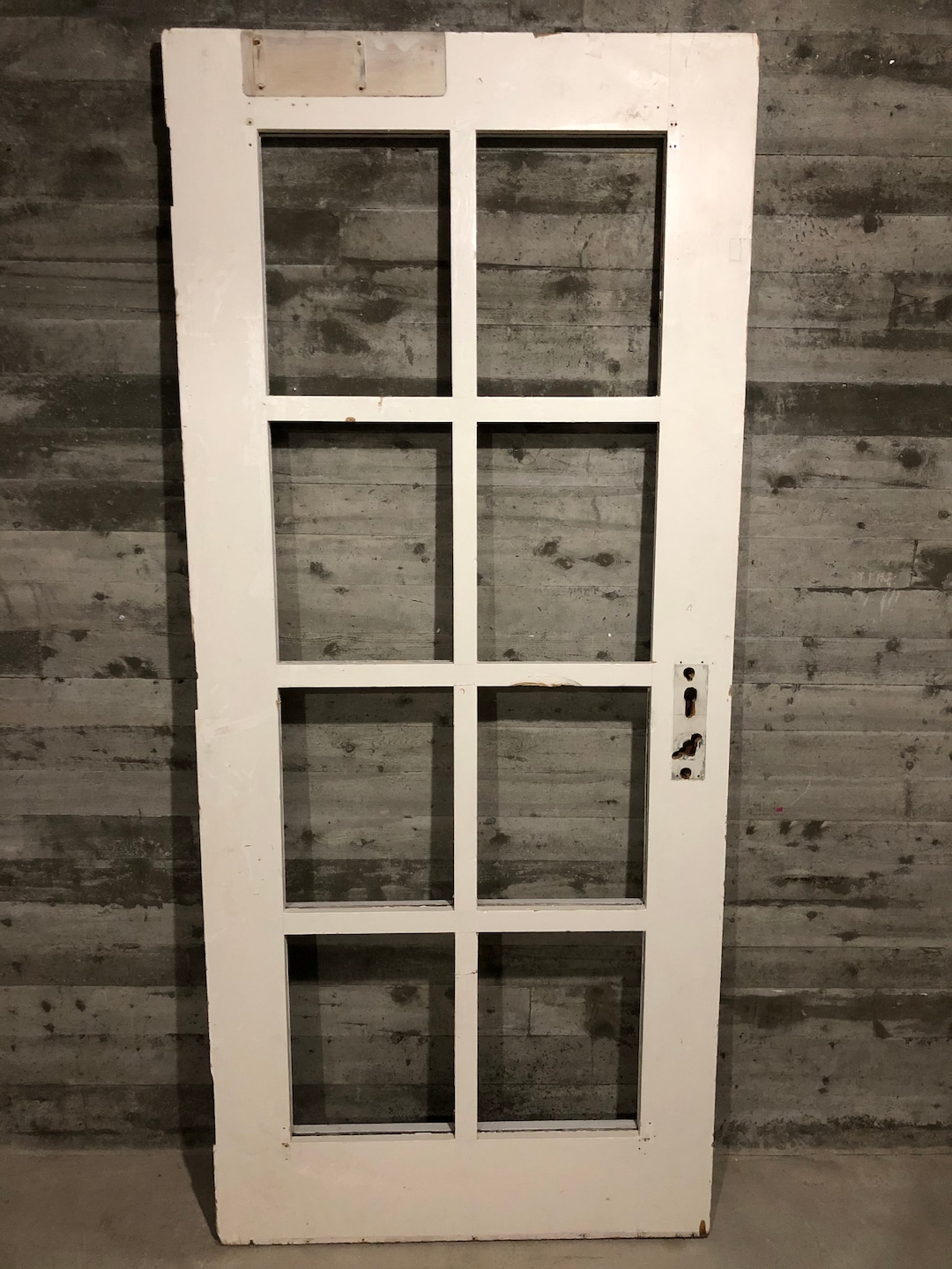Antique 8-lite Wood Entry Door (NO GLASS) - 36x80 Salvage - Etsy