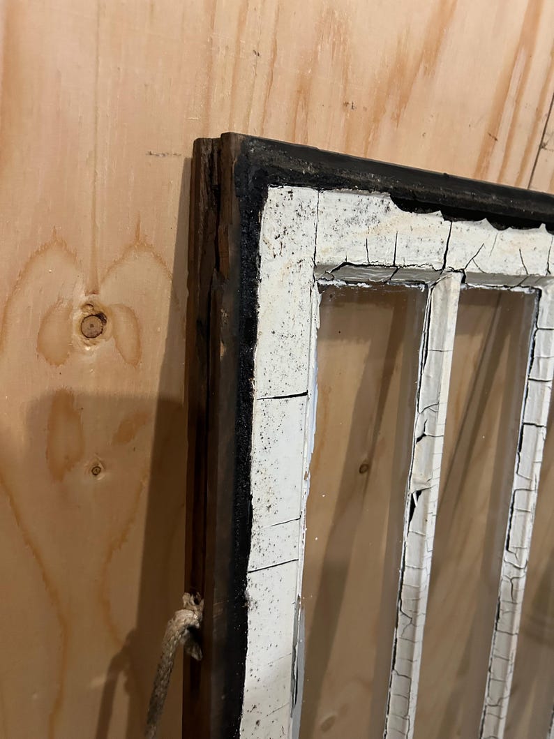Antique 4-pane Wood Window Sash: Farmhouse Restoration Salvage - Etsy