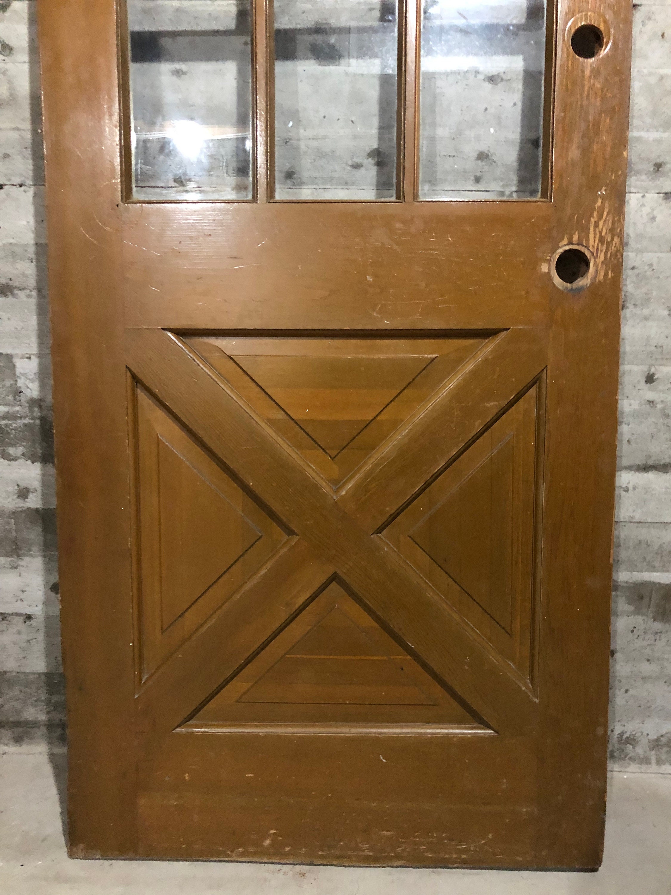 Crossbuck Doors Exterior