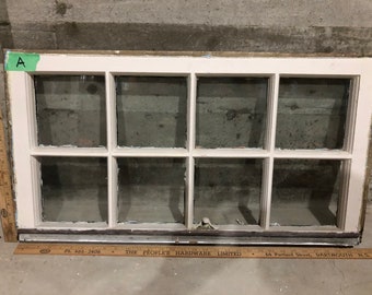 8 Pane Vintage Antique Wood Window Frame Sash - Etsy