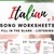 ITALIAN Vocabulary Sheets Set 10 Il Cibo 1 Food 1 Worksheets for ...