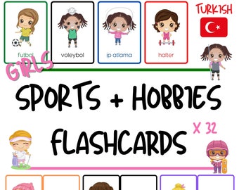 Turkish House Vocabulary Flashcards for Kids (56 Words!) - Turkish ...