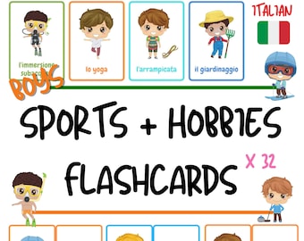 Parts of the Body Chart Italian Children's Resource - Etsy Canada