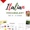 ITALIAN Halloween Printable Vocabulary Activities for KIDS Flashcards ...