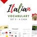 ITALIAN Halloween Printable Vocabulary Activities for KIDS Flashcards ...