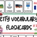 French Vocabulary Flashcards for Kids - City / La Ville - Fun French ...