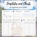 French Printable Language and Study Planner - Verb Practice, Templates ...