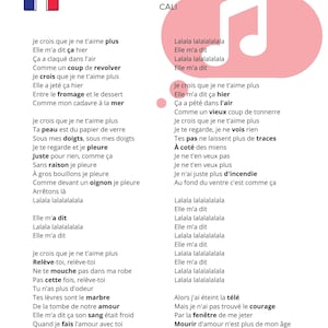 French Song Worksheets - Learn French - Fill in the Blanks Exercises ...