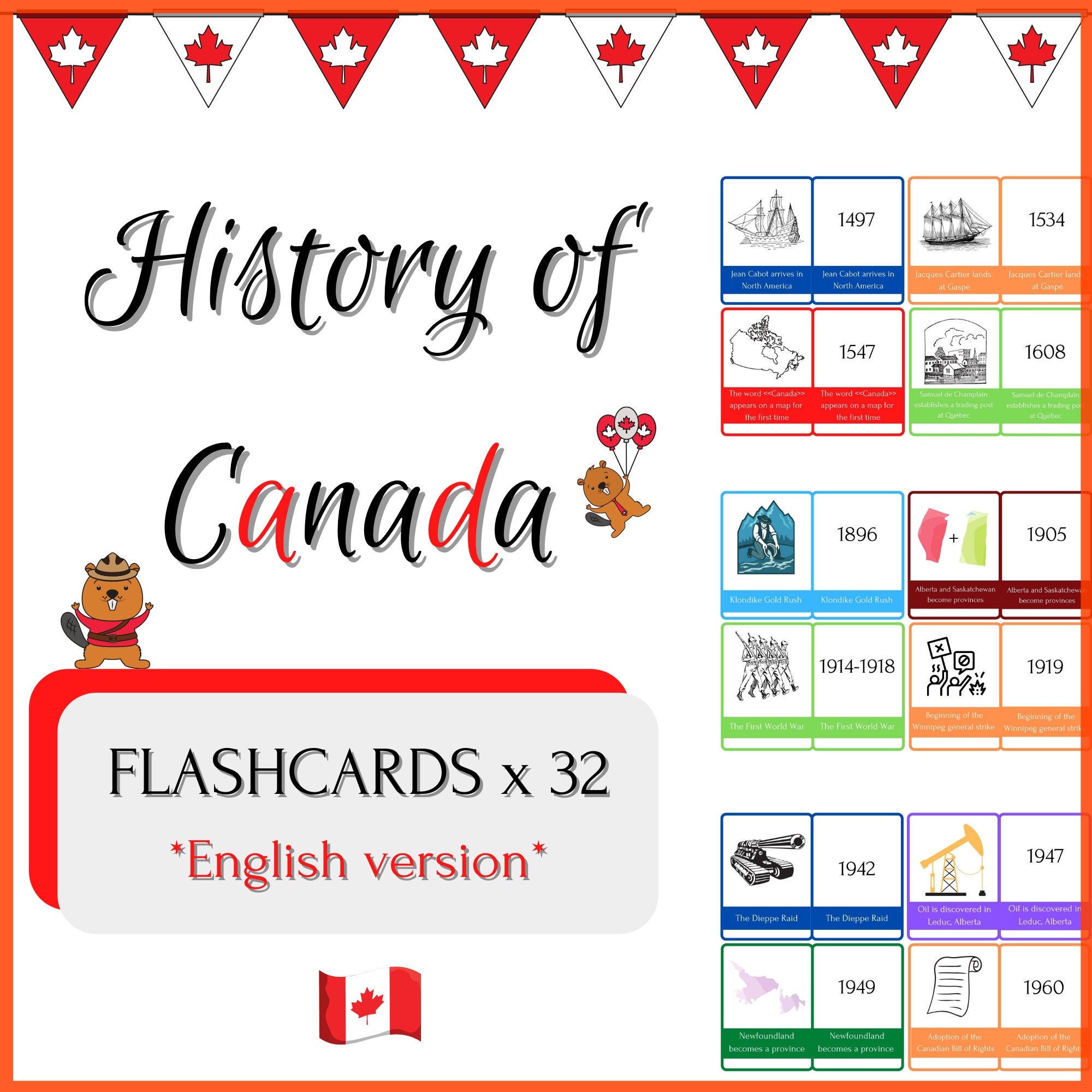 Canadian History Clip Art